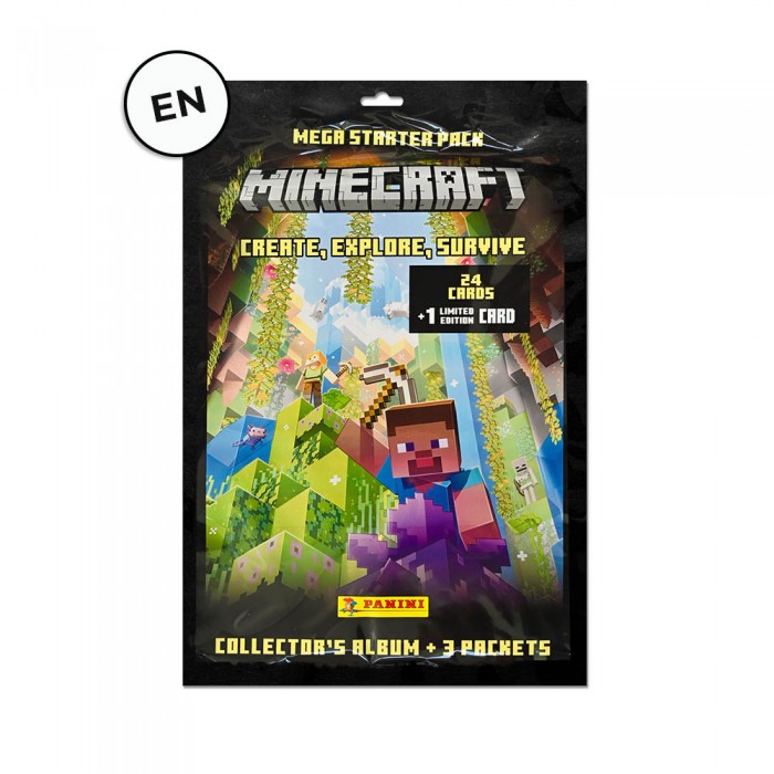 Starter Pack EN trading cards Minecraft 3 - Panini